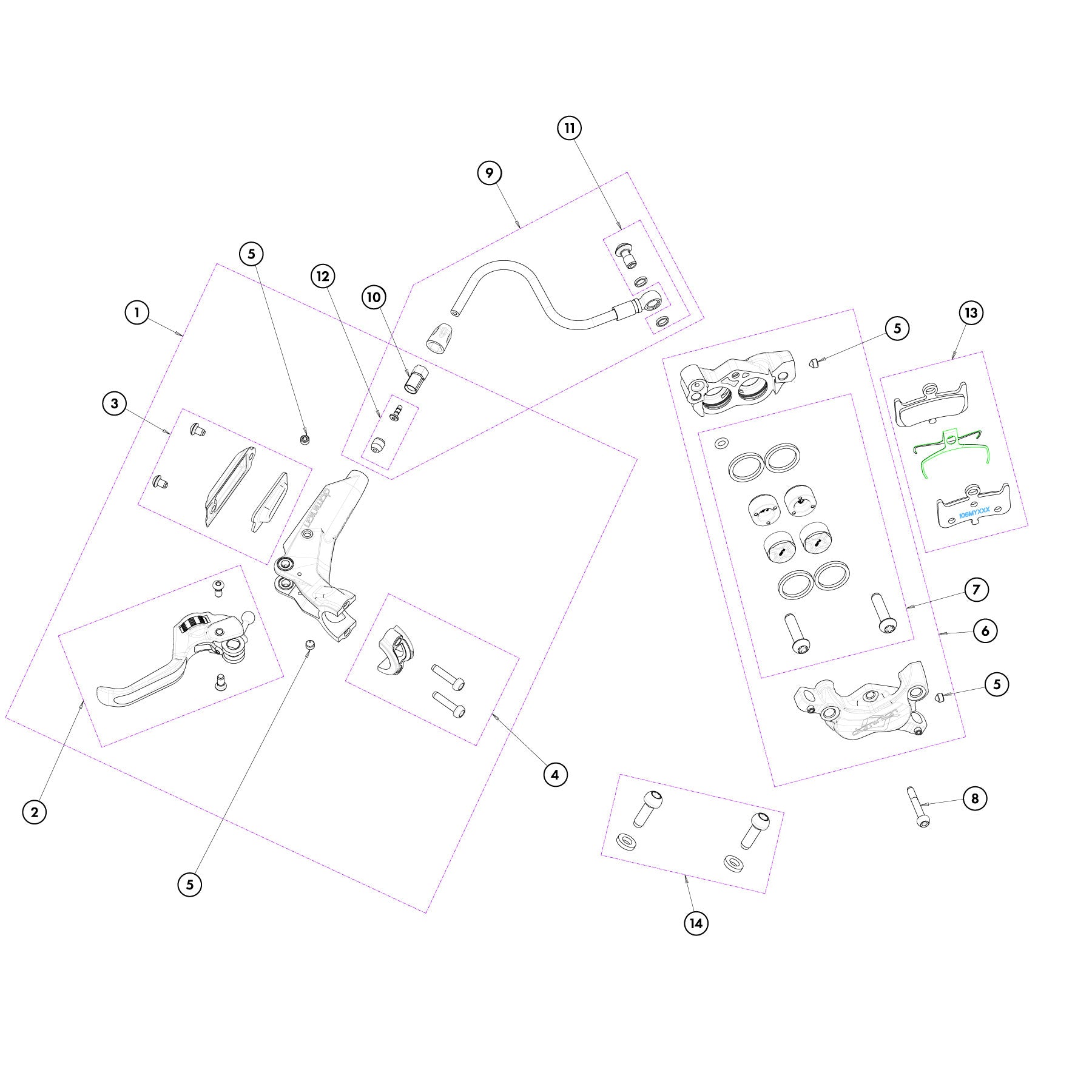 Dominion A Series Small Parts (A2/A4) – Hayes Bicycle